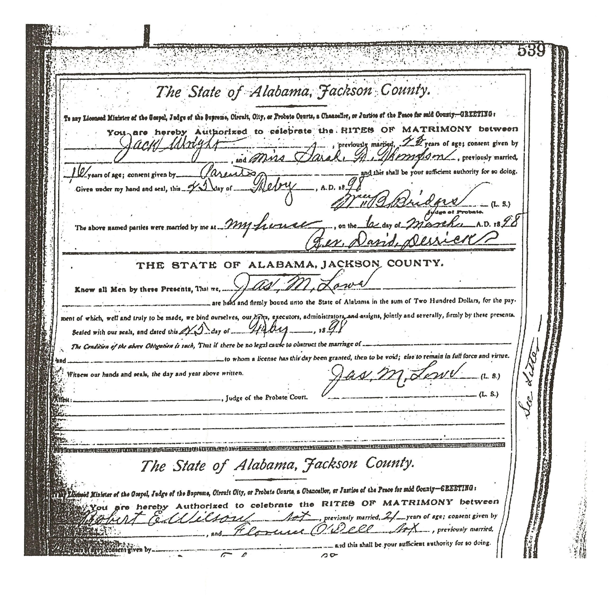 Genealogy of William Jackson “Jack” Wright | OurWrightSide Weblog